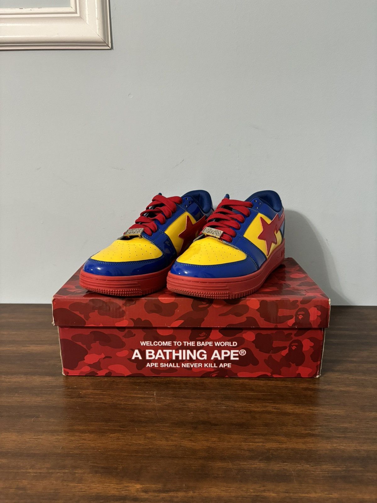 Bape × Dc Comics A Bathing Ape Bape Sta Low DC Comics Superman | Grailed