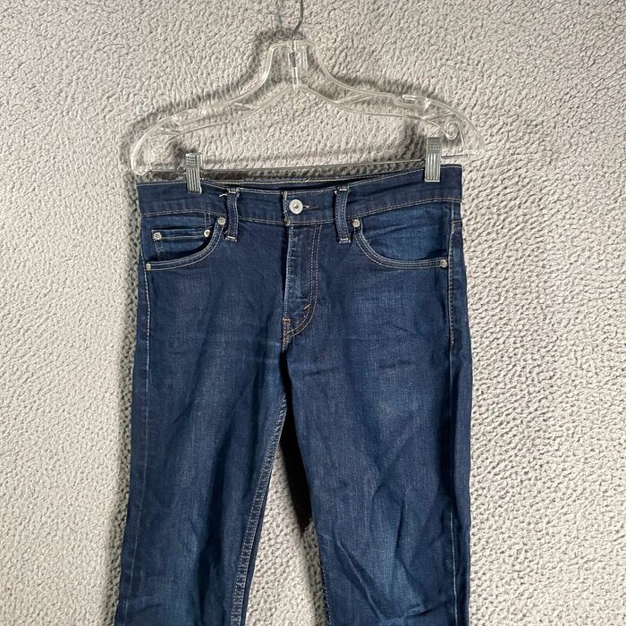 Levi's Levis Jeans Mens 30 Pants 511 Regular Fit Stretch Dark Wash Mid ...