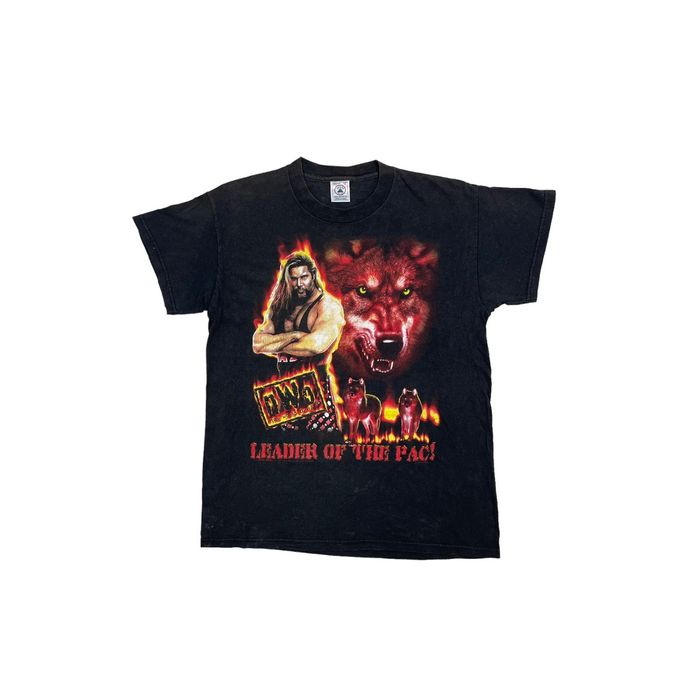 Vintage VTG 90s WCW Kevin Nash Too Sweet Wolf Pack NWO Wrestling | Grailed