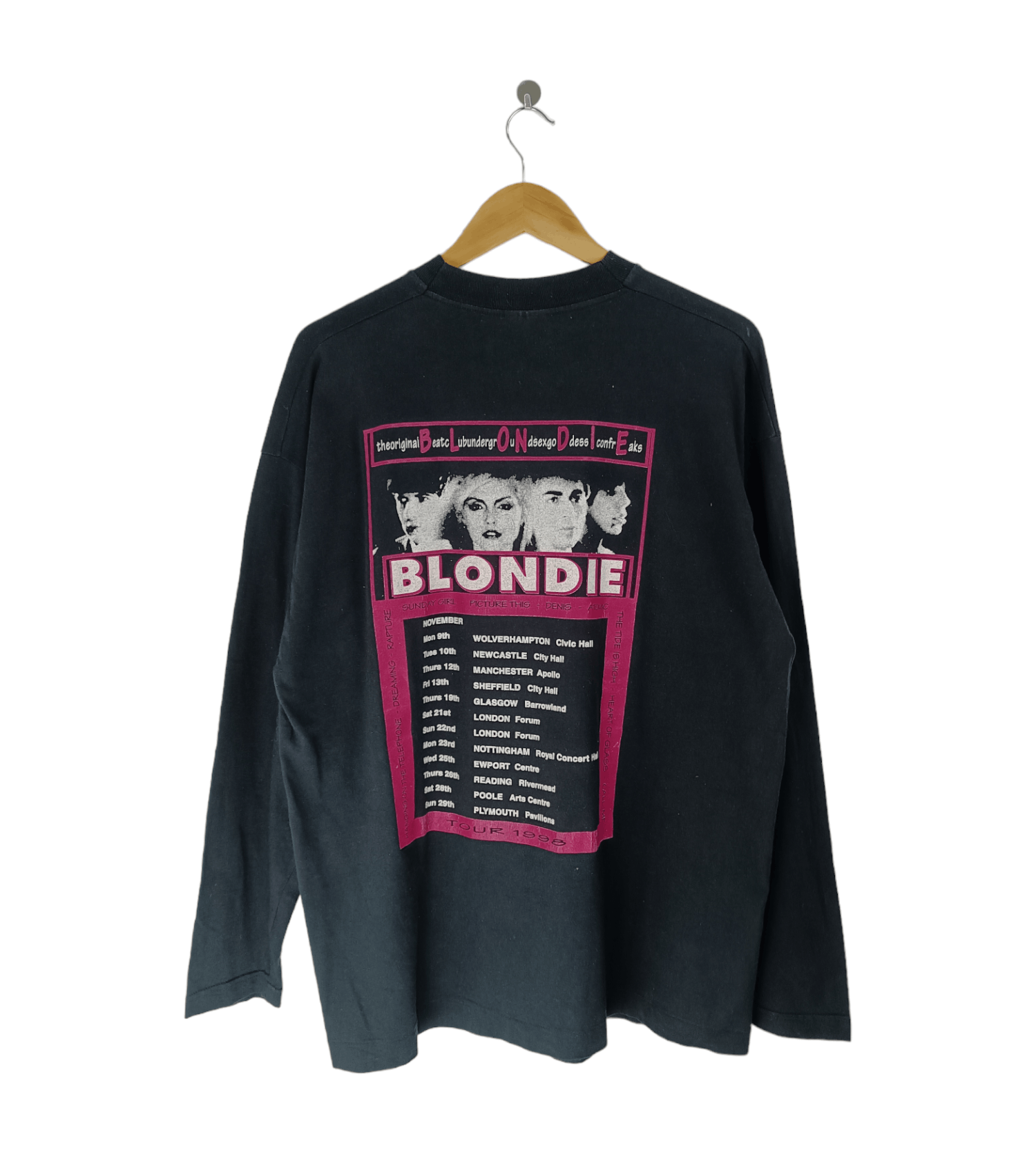 Vintage RARE🔥VINTAGE 90'S BLONDIE TOUR TEE debbie abba patti bjork ...