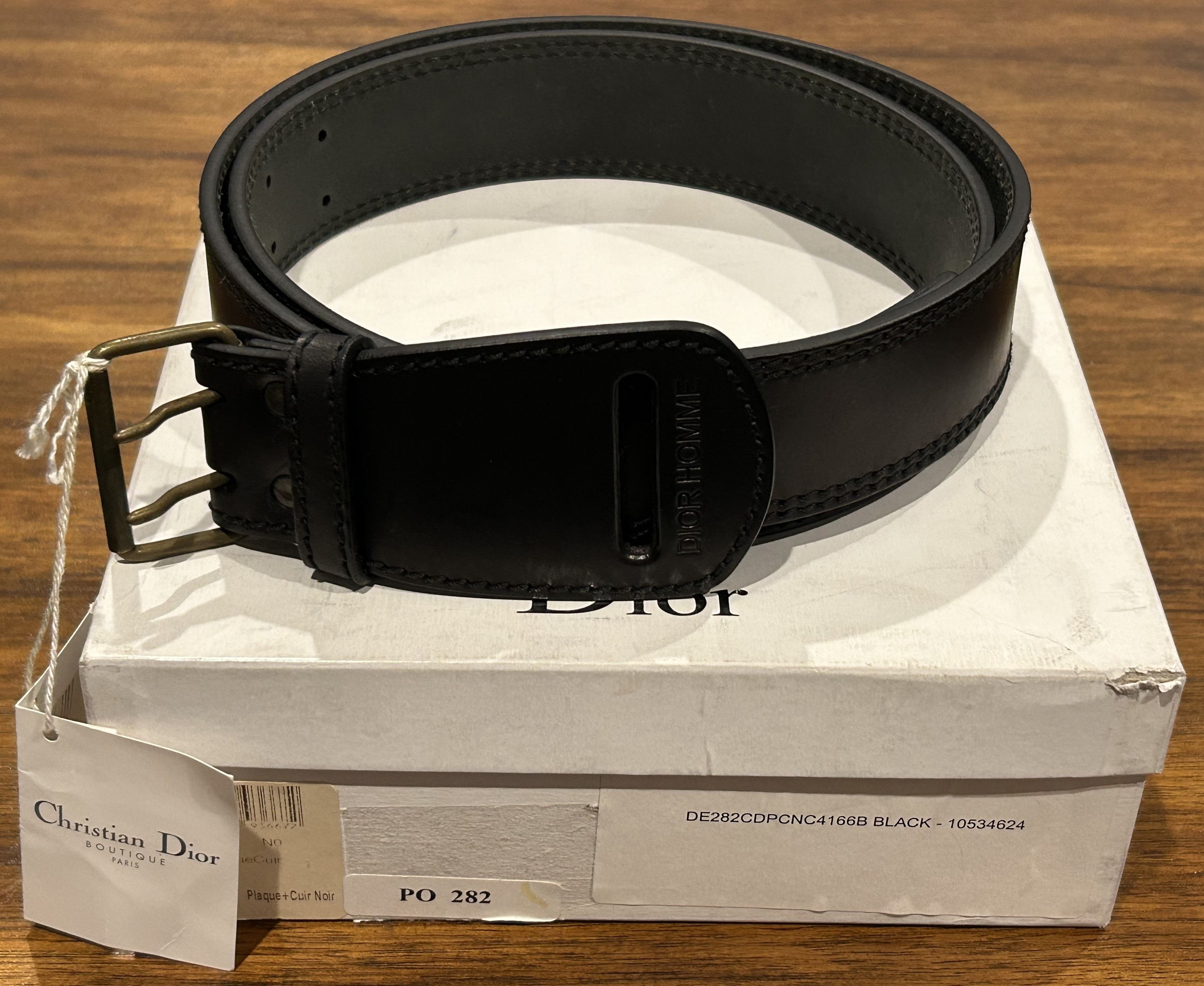 Dior × Hedi Slimane Dior Homme Slimane Era Belt | Grailed