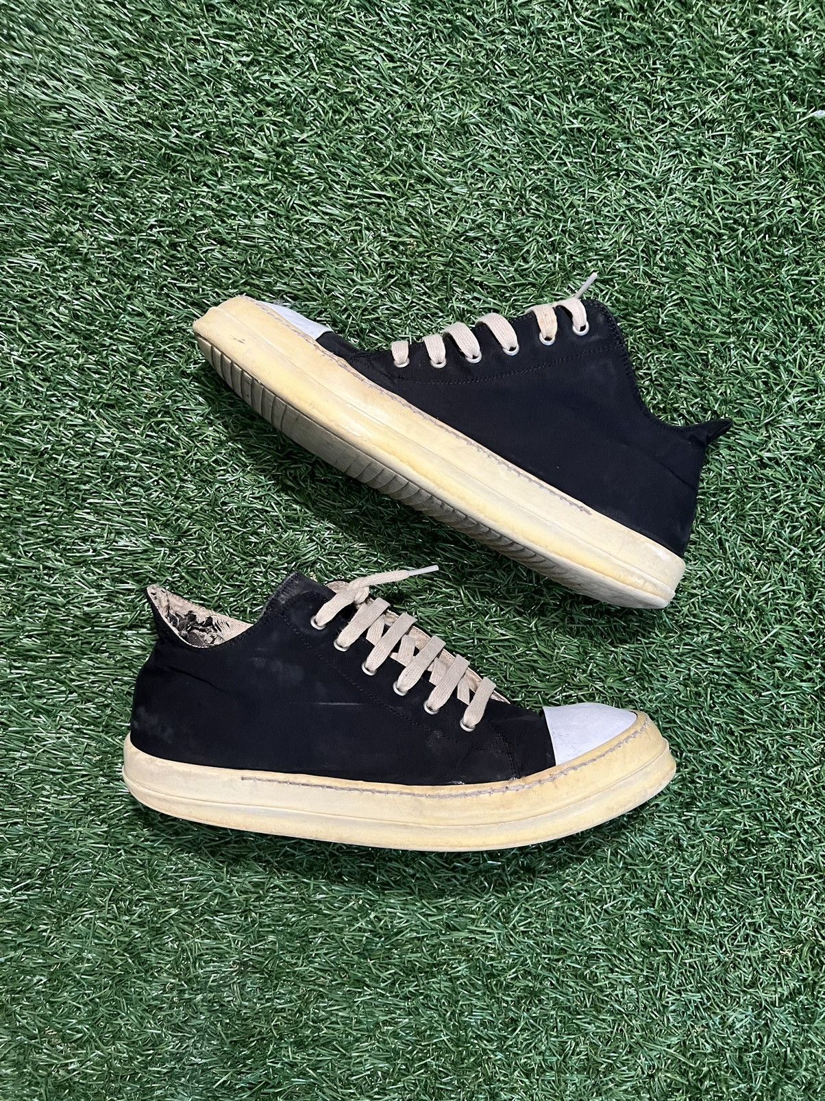 Rick Owens × Rick Owens Drkshdw Rick Owens DRKSHDW Ramones Shoes Low ...