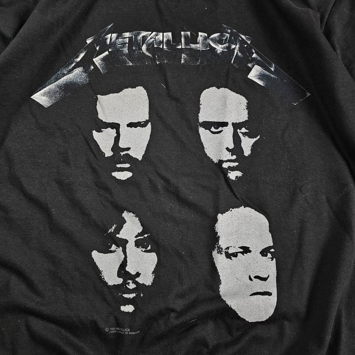 Vintage METALLICA 1991 BROCKUM BAND T-SHIRT 90S GOTH EMO ARCHIVE | Grailed