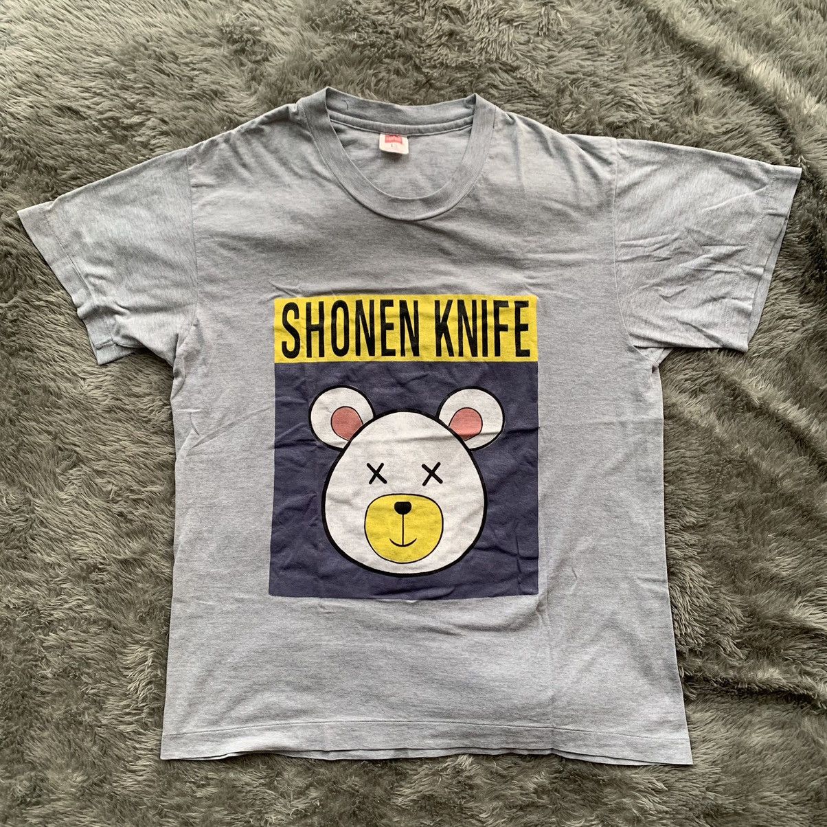 Band Tees × Very Rare × Vintage Shonen Knife - Let’s Knife Japanese Band T-Shirt 90s | Grailed