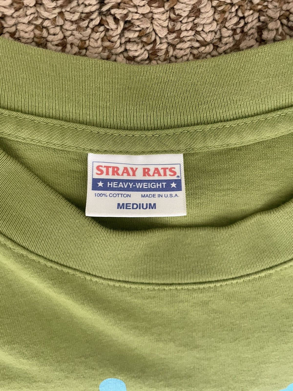 Stray Rats Stray Rats logo heavyweight tee | Grailed