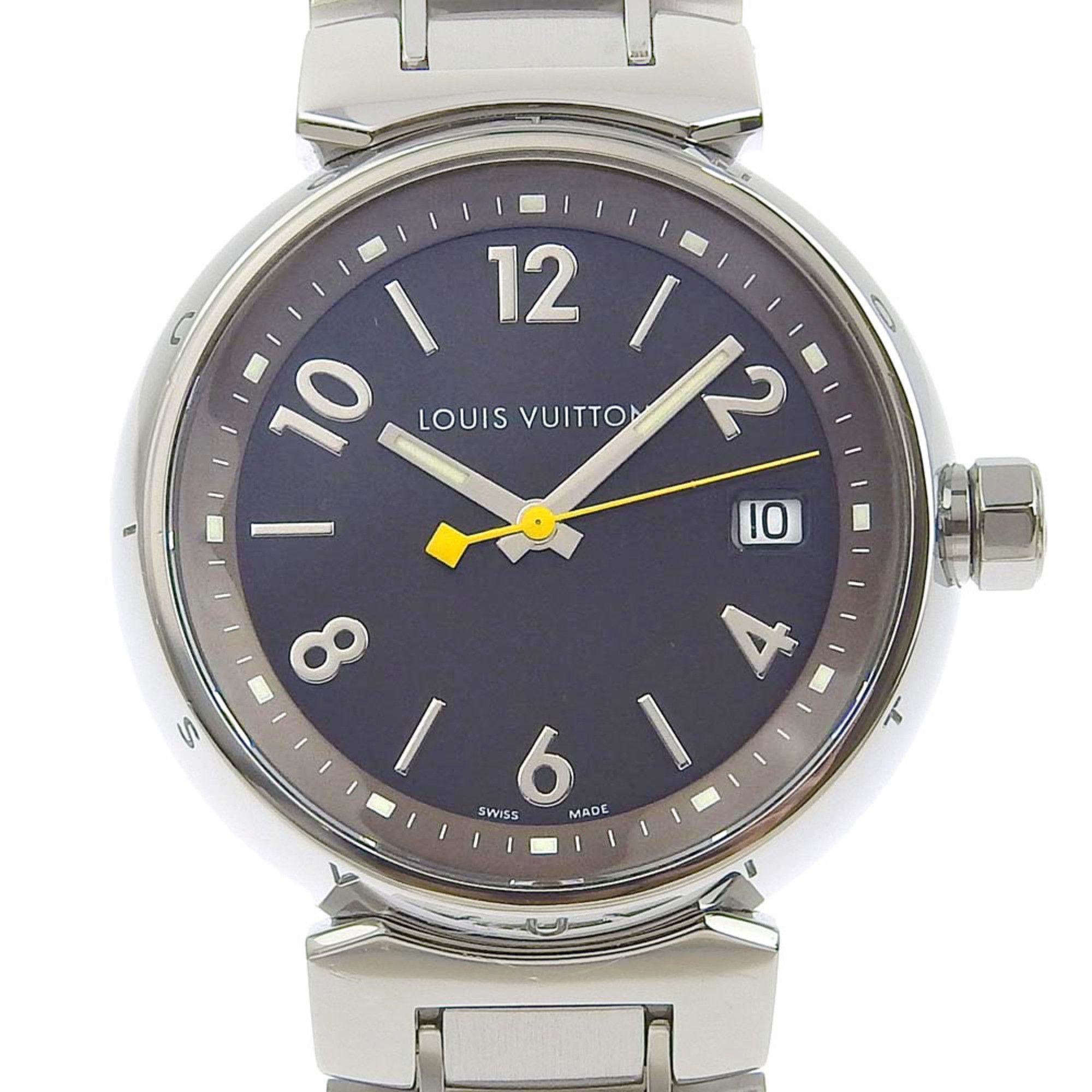 Louis Vuitton Louis Vuitton Tambour Watch Q1311 Stainless Steel Silver ...