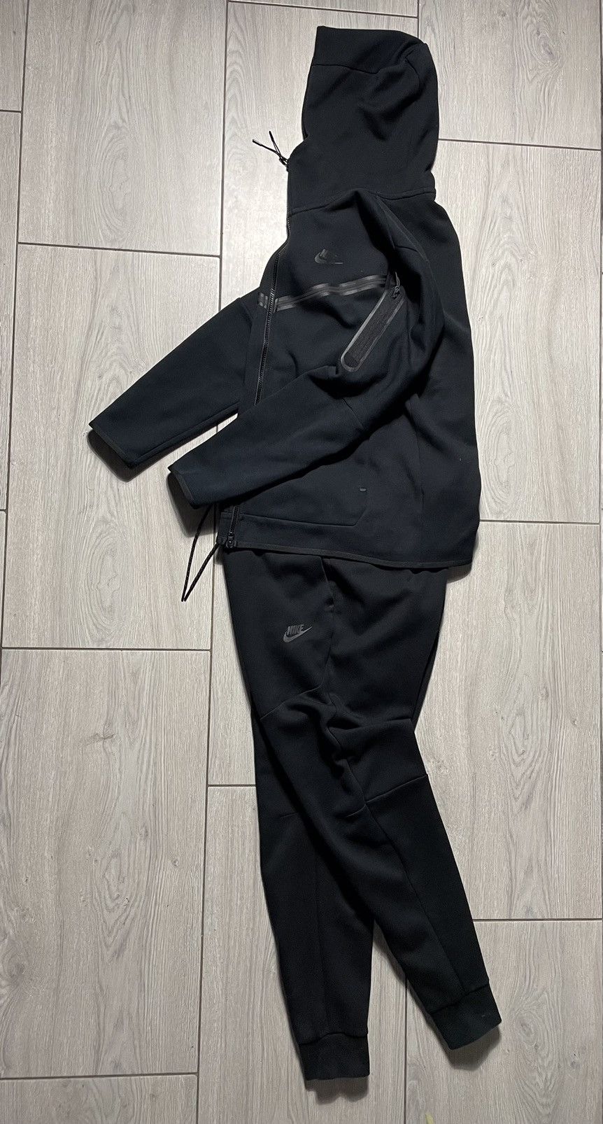 Nike × Streetwear Nike Tech Fleece Suit Black 2021 New Collection | Grailed