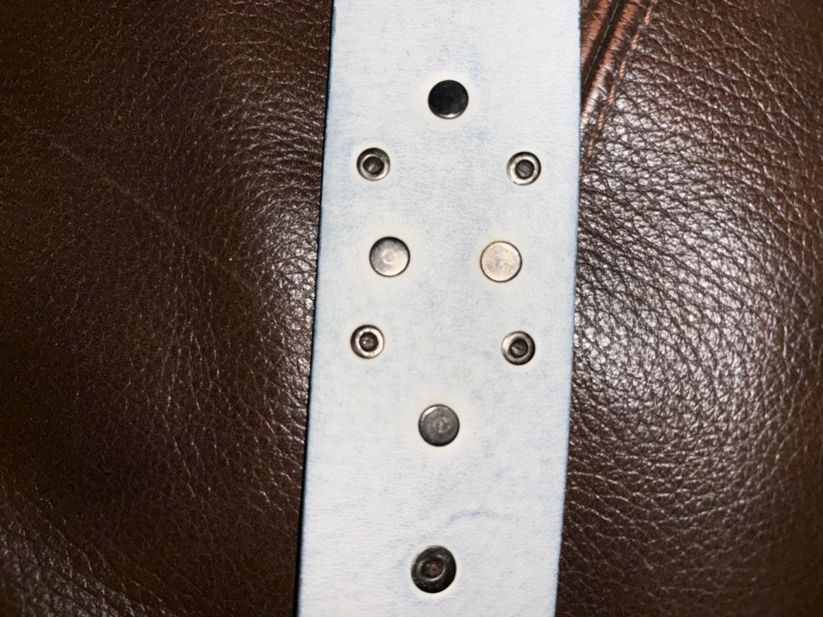 Buckle WHITE FLEUR DE LIS STUDDED ROCK REVIVAL BELT | Grailed