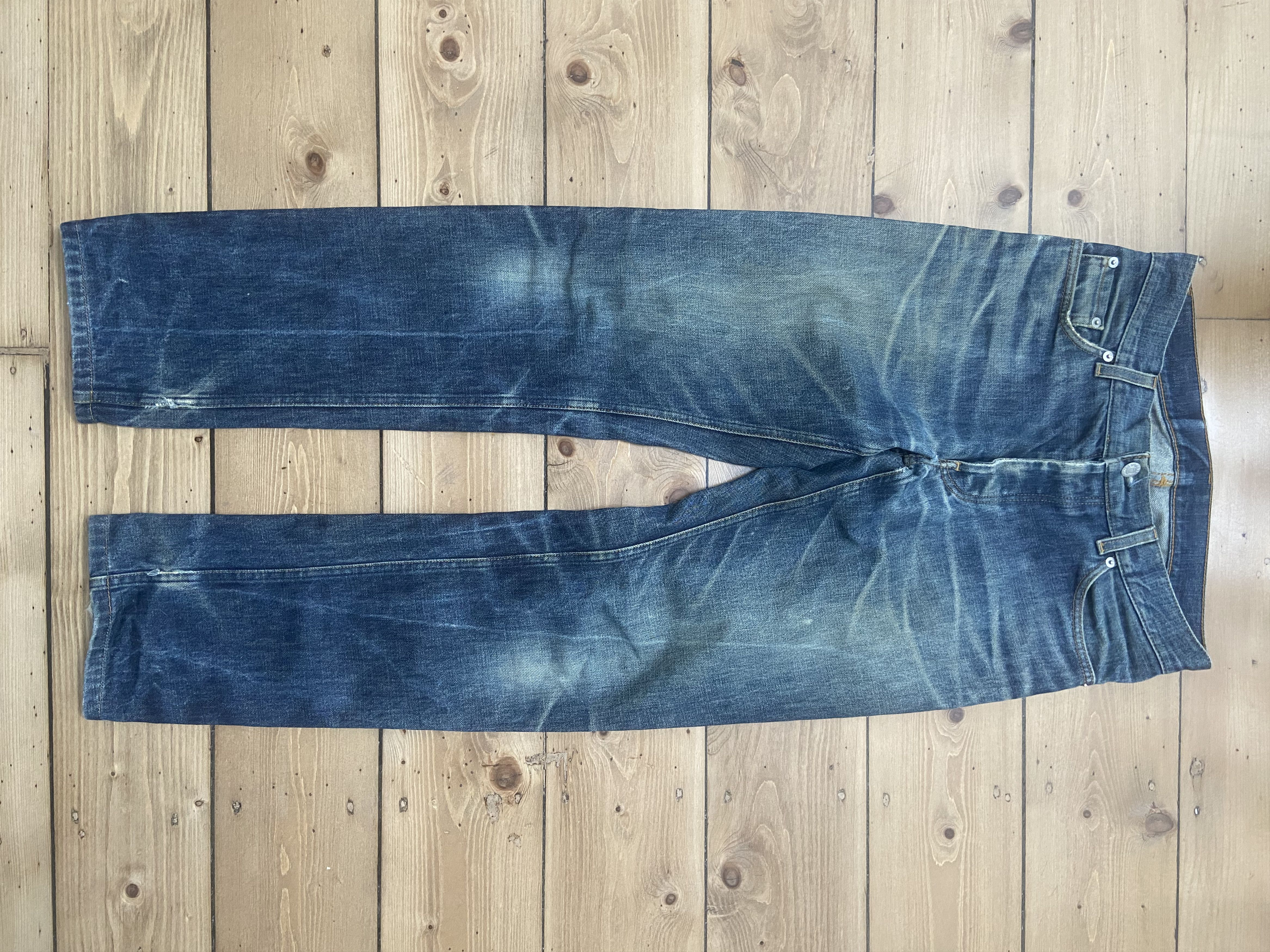 Helmut Lang 1998 classic raw denim | Grailed