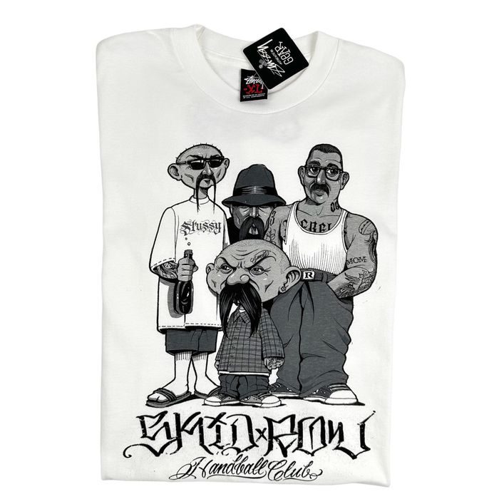 Stussy NWT Mister Cartoon x Stussy Skid Row Cholo Handball Club Tee ...
