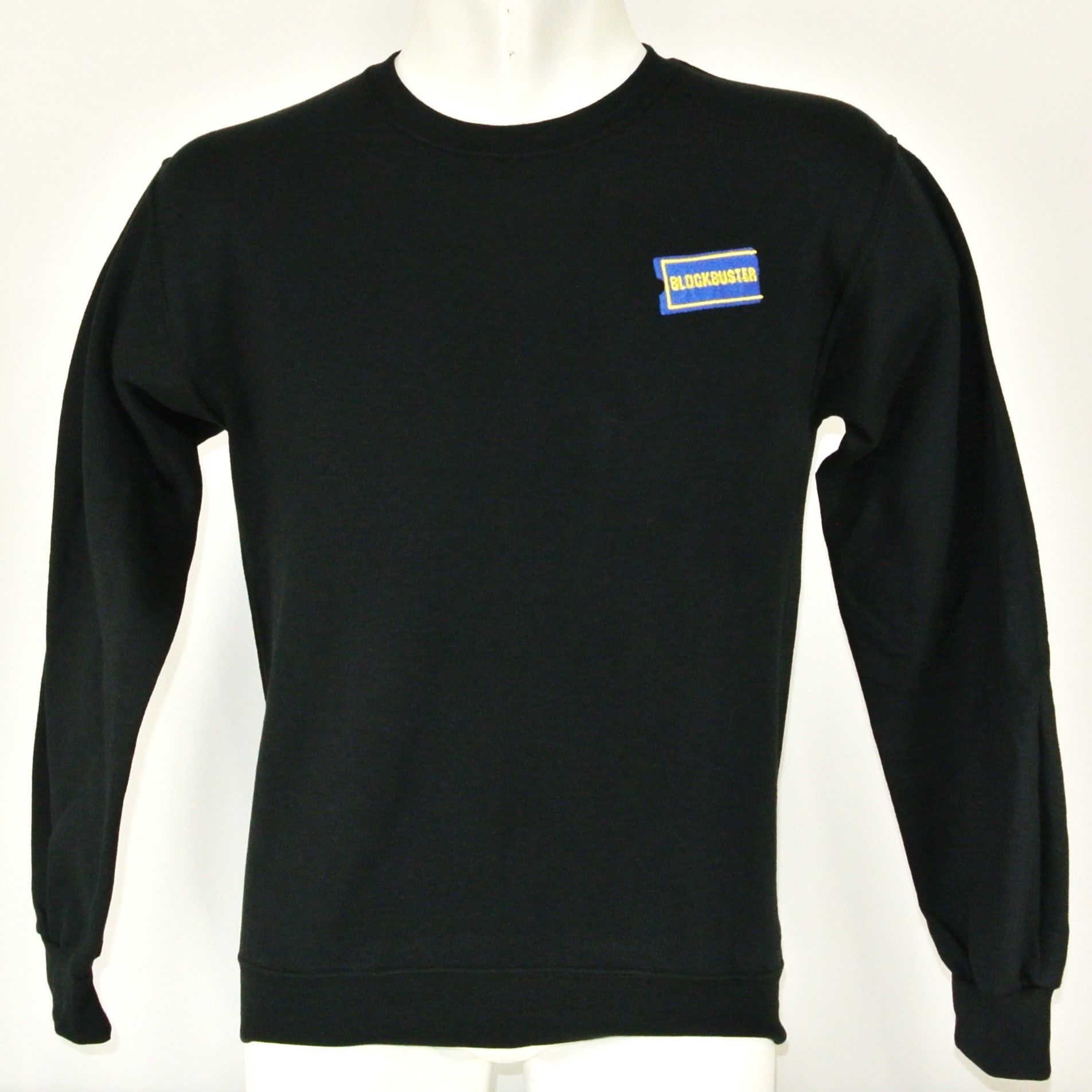 Gildan BLOCKBUSTER VIDEO Vintage Employee Uniform Black Sweatshirt ...