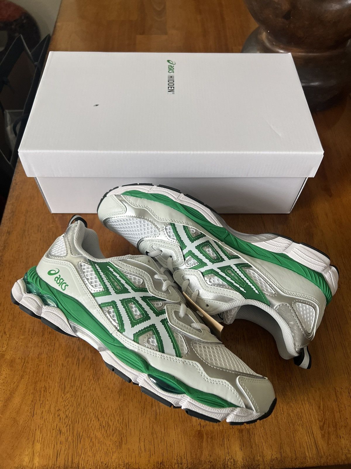 Asics Asics Gel-NYC Hidden NY Pop Up Shop White Green | Grailed