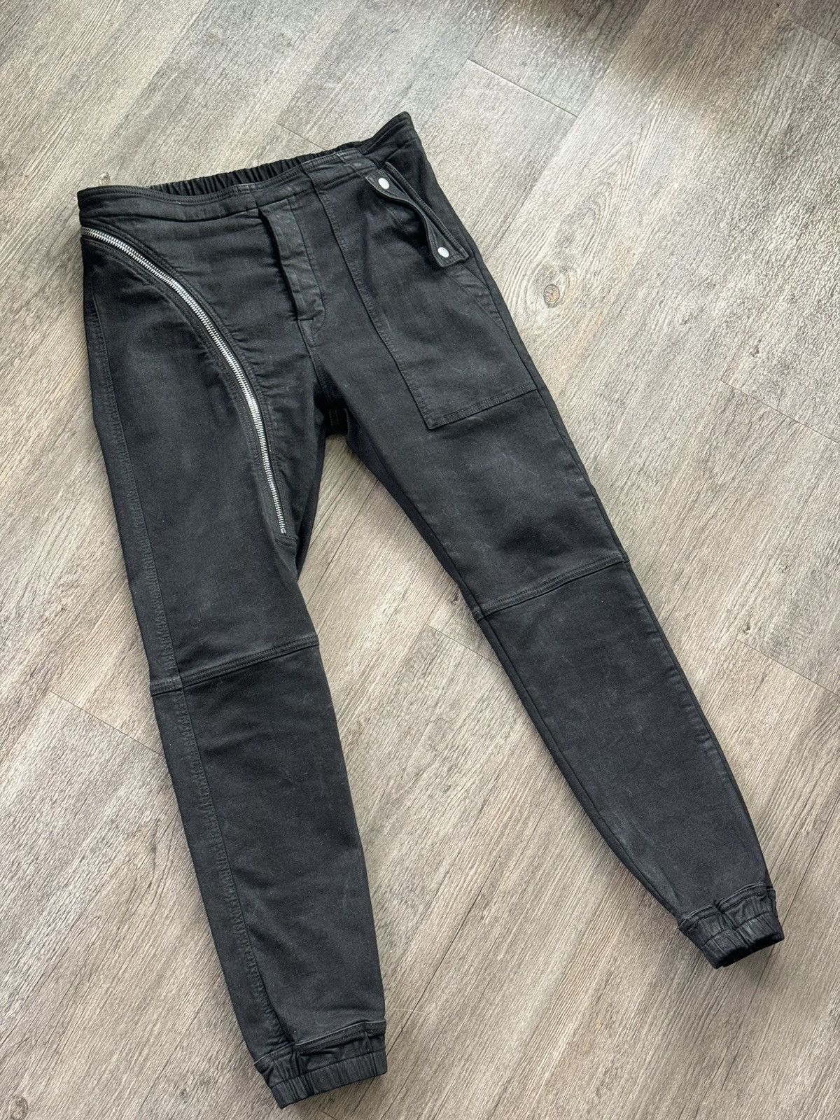 Rick Owens × Rick Owens Drkshdw Black Aircut Jeans | Grailed