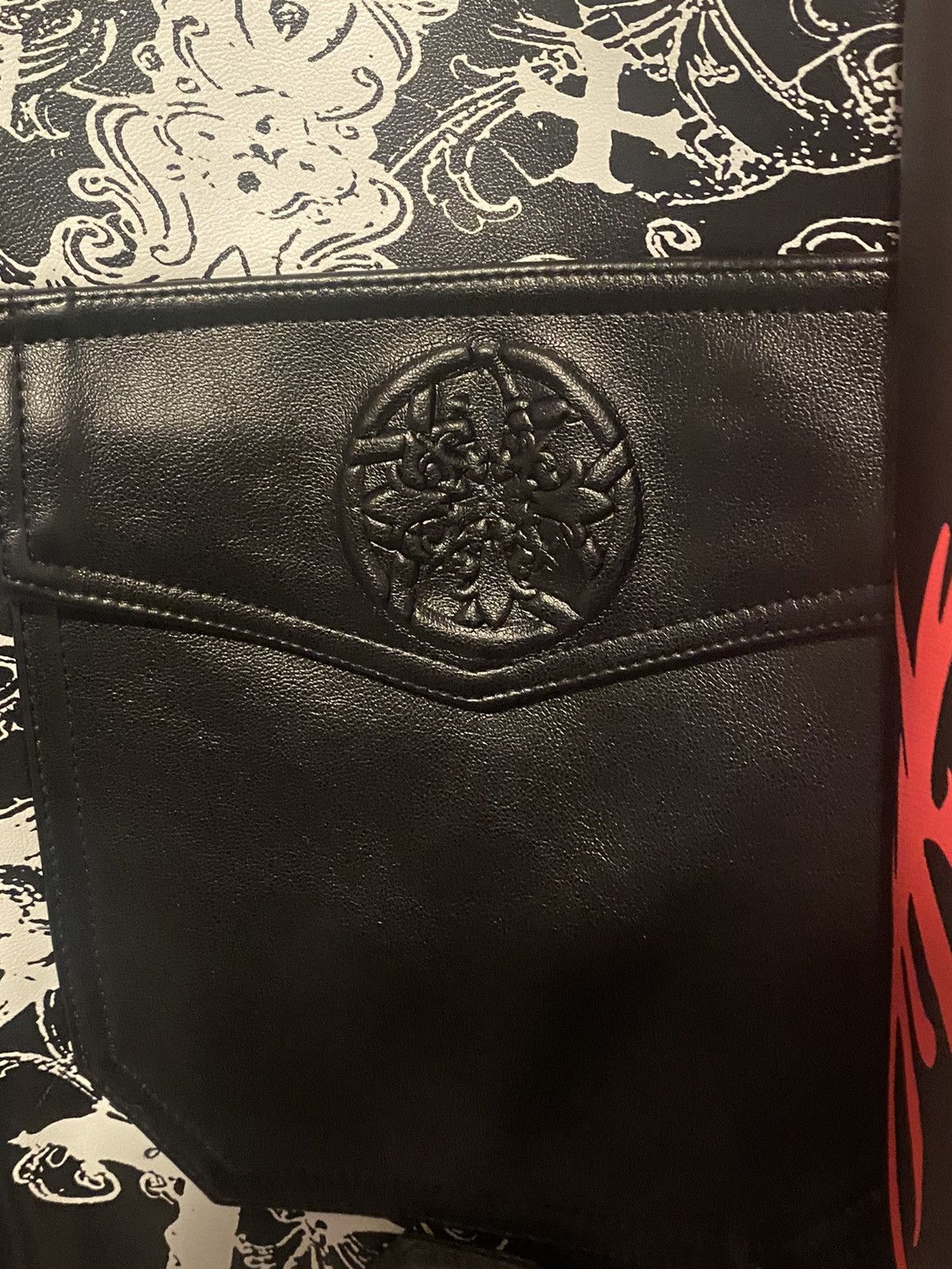 Designer × Eternal × Streetwear ETERNAL ARTWEAR LEATHER JACKET | Grailed