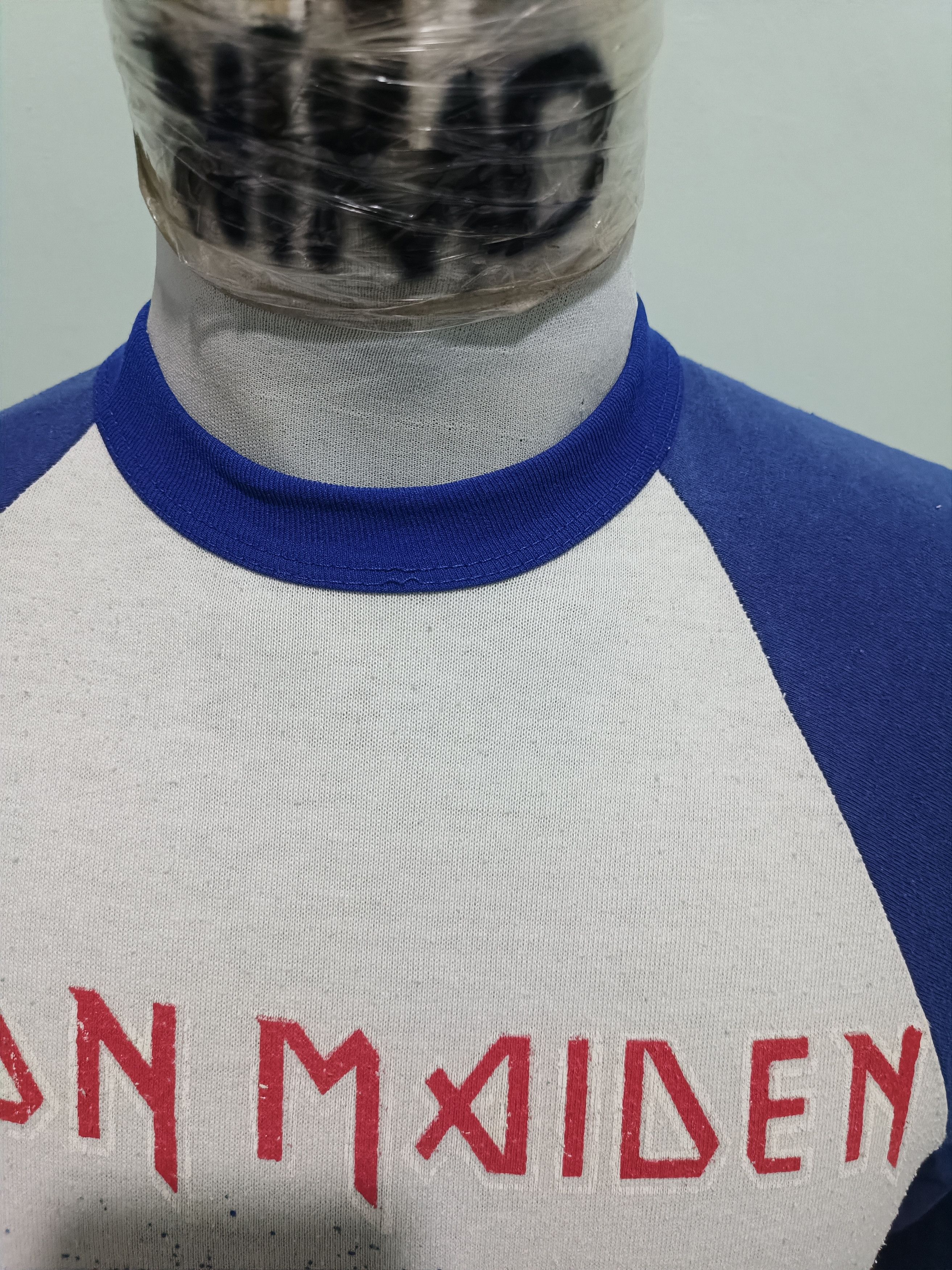 Rock Band Vintage Raglan 1991 Iron Maiden Touring Abyss | Grailed