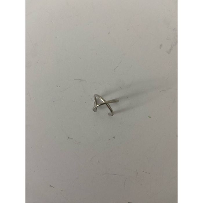 Generic Silver tone criss cross ear cuff | Grailed