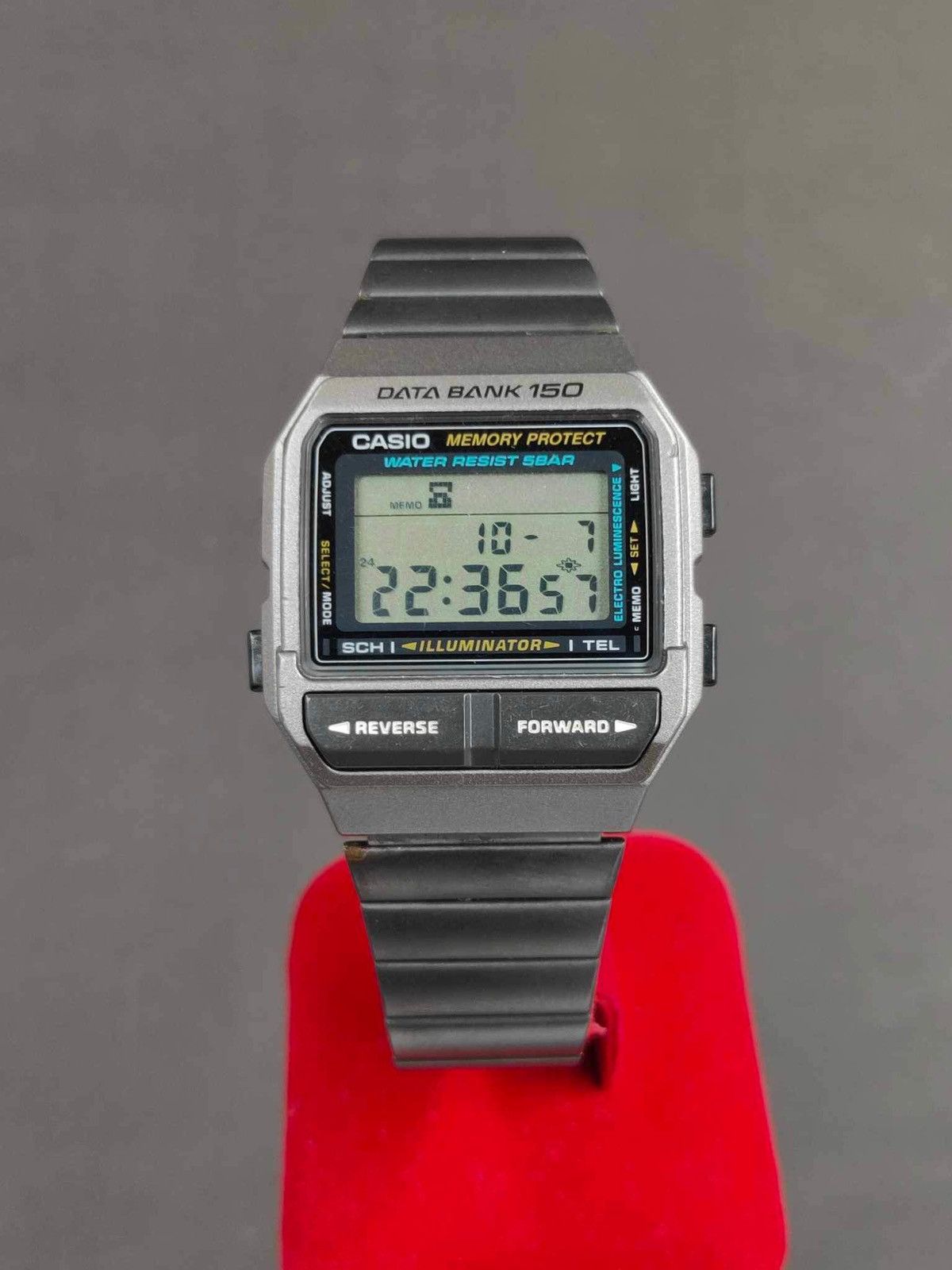 Casio × Vintage Vintage CASIO DB-150 (1479) Data Bank150 Digital Men’s ...