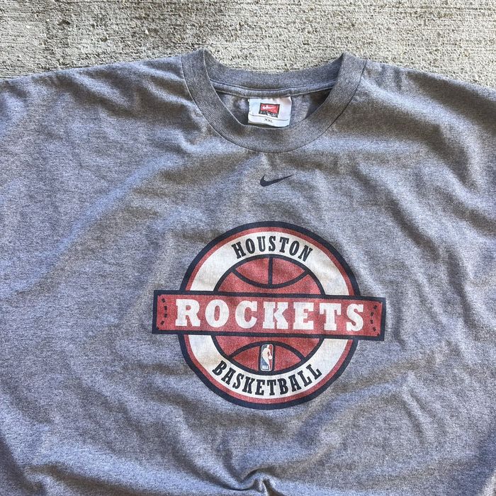 Nike 🚀Center Swoosh 🚀Vintage 🚀Houston Rockets Basketball Nike Tee | Grailed