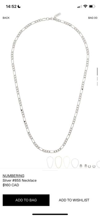 Numbers Chain | Grailed