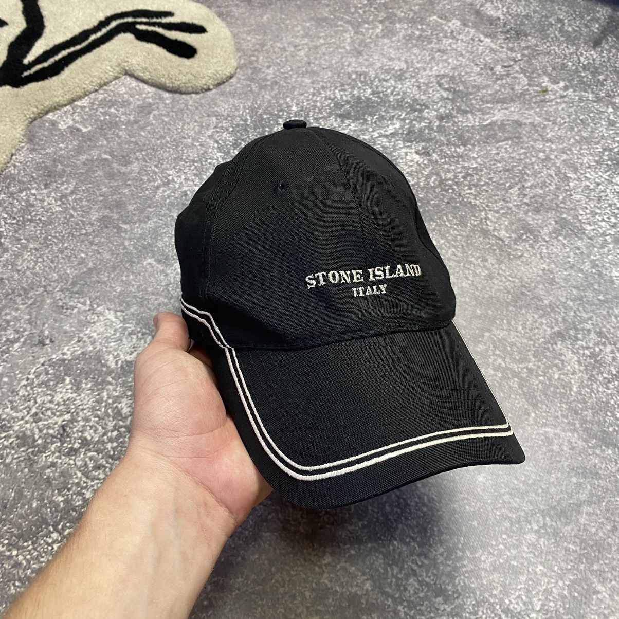 Stone Island Vintage Stone Island Italy Small Logo 00’s rare cap | Grailed