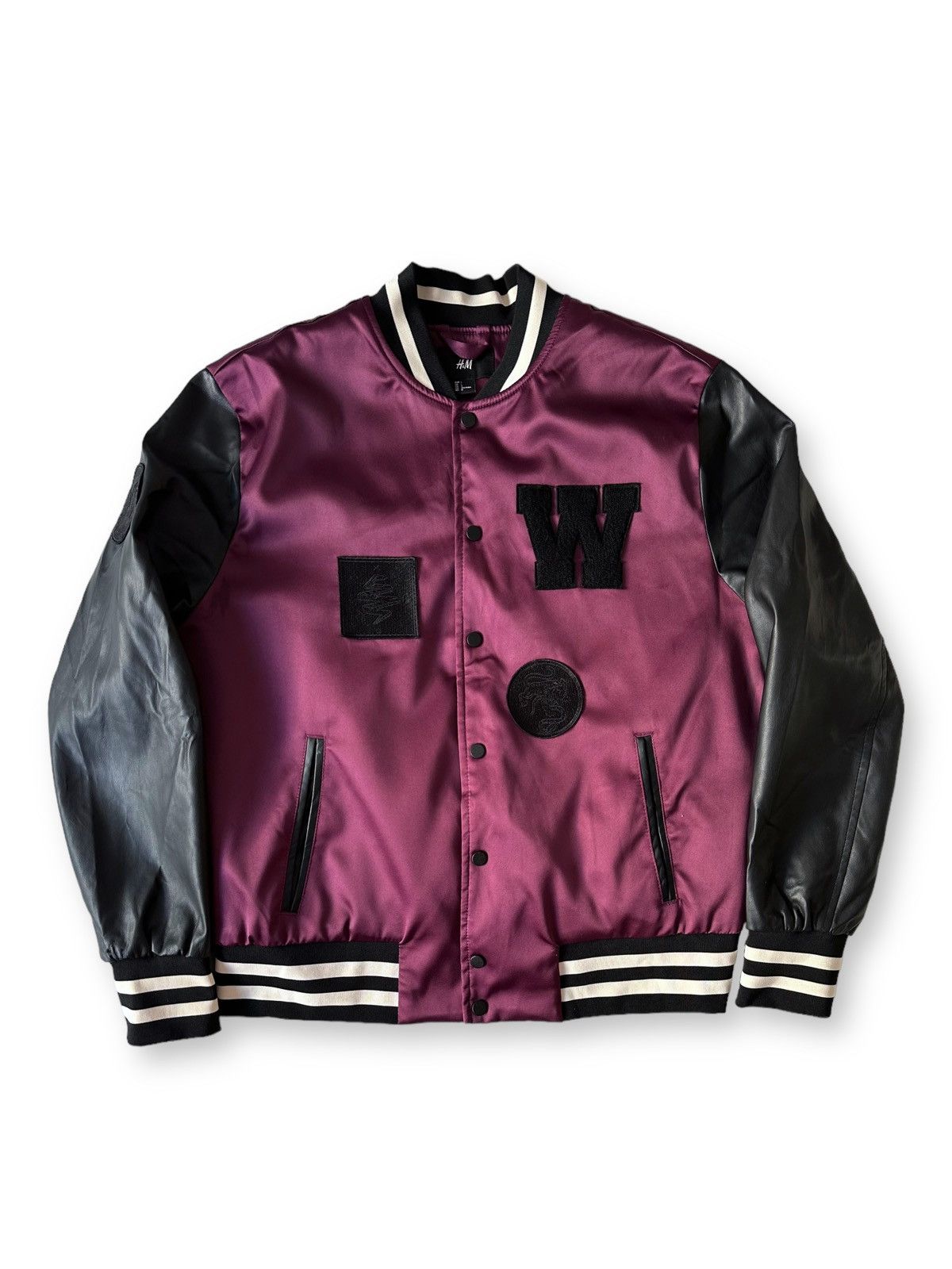 H&M × Streetwear × The Weeknd H&M x The Weeknd XO Varsity Bomber Jacket ...