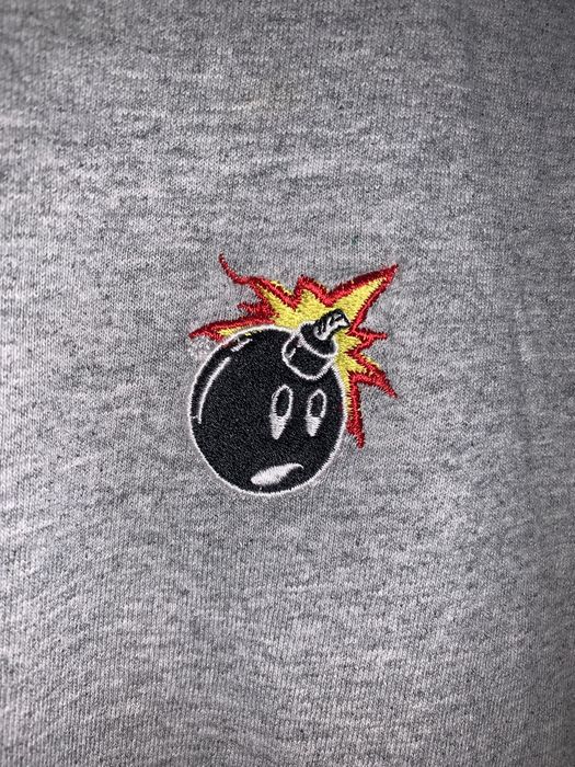 The Hundreds The Hundreds Adam Bomb Logo Grey Tee | Grailed