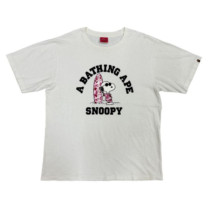 Bape Bape x Peanuts Snoopy Tee | Grailed