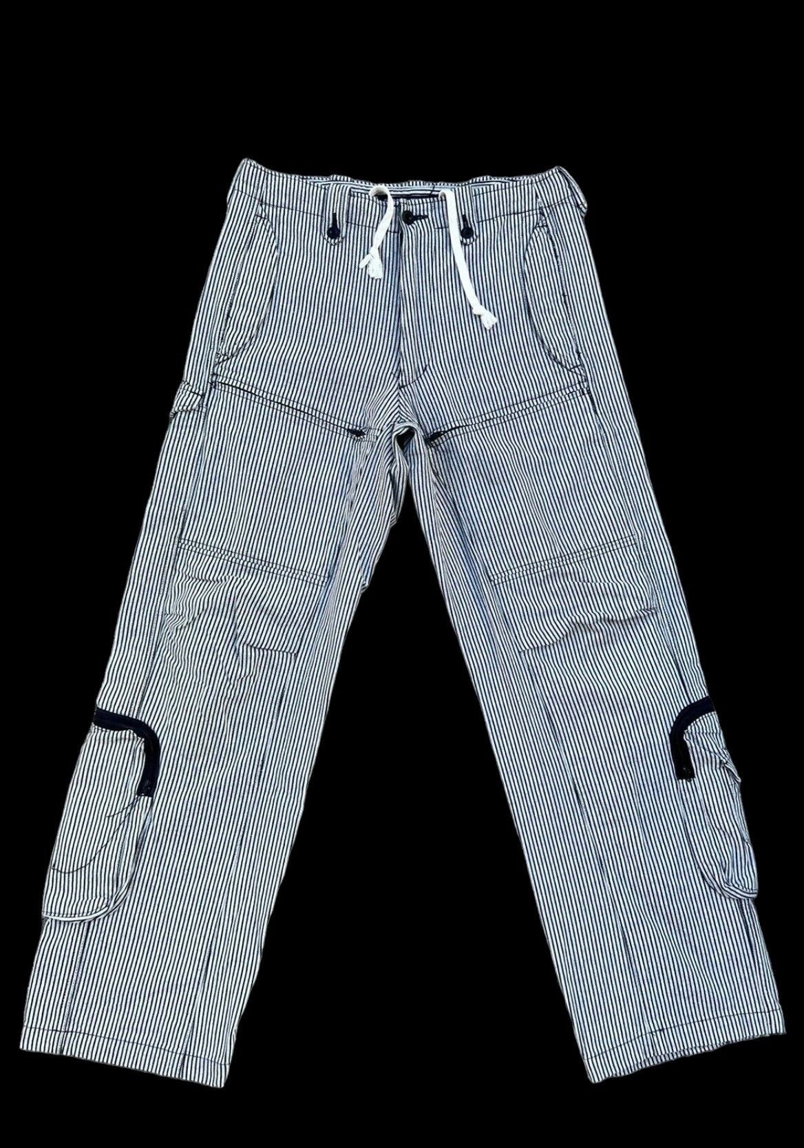 Japanese Brand × Vintage Slap Shot Japan Stripe Tactical Parachute ...