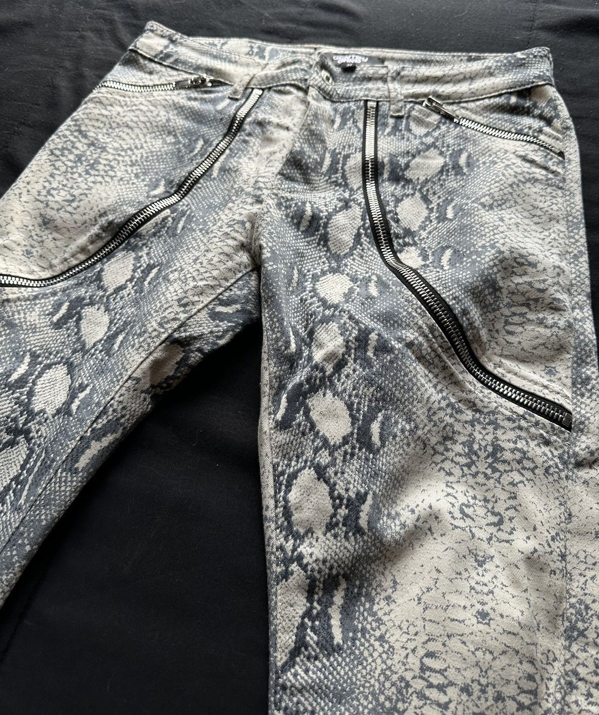 Japanese Brand Snake print jeans | Grailed