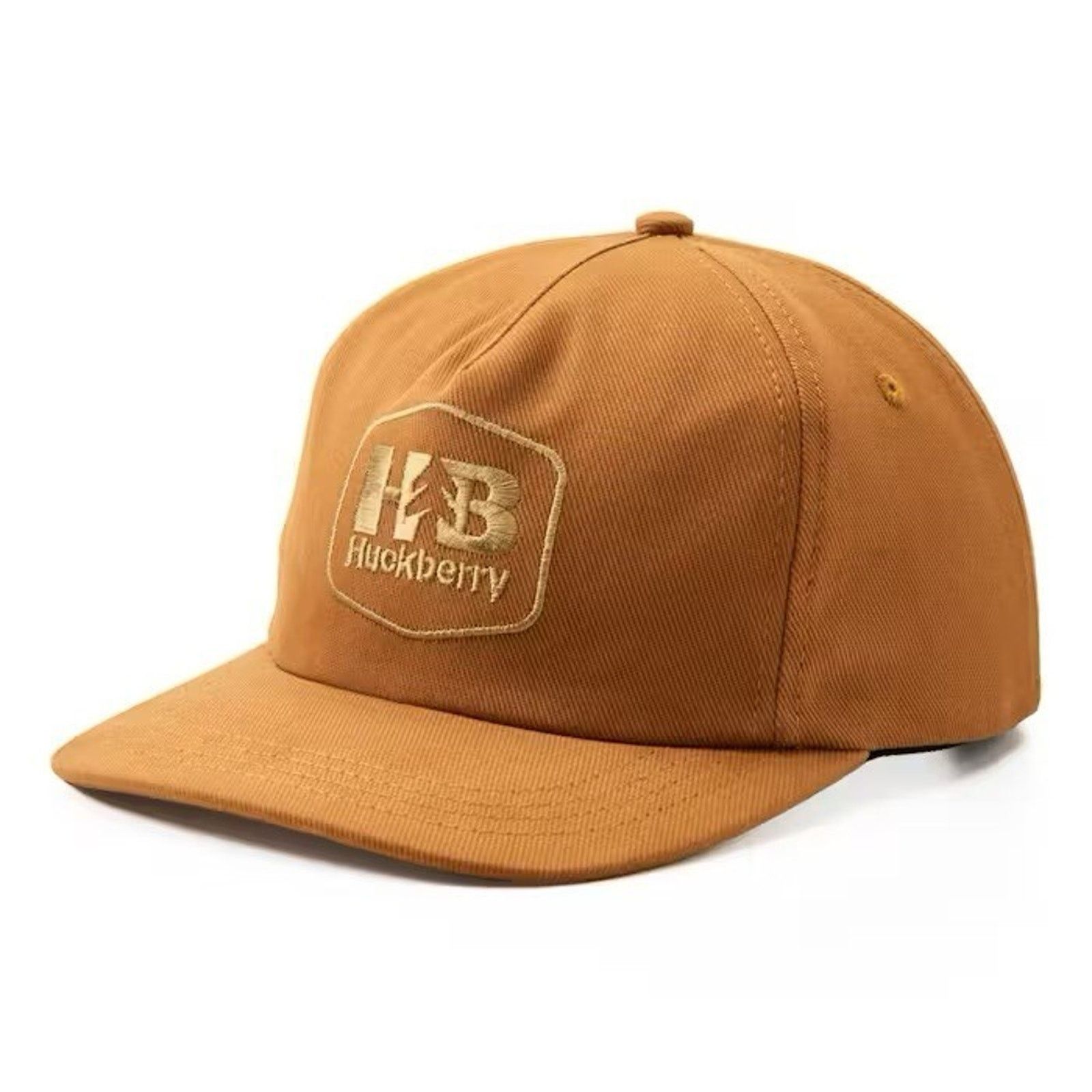 Huckberry NEW HUCKBERRY Embroidered Graphic 5 Panel Hat in Rust | Grailed