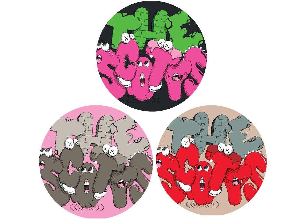 Travis Scott Travis Scott x KAWS The Scotts Picture Disk Set | Grailed