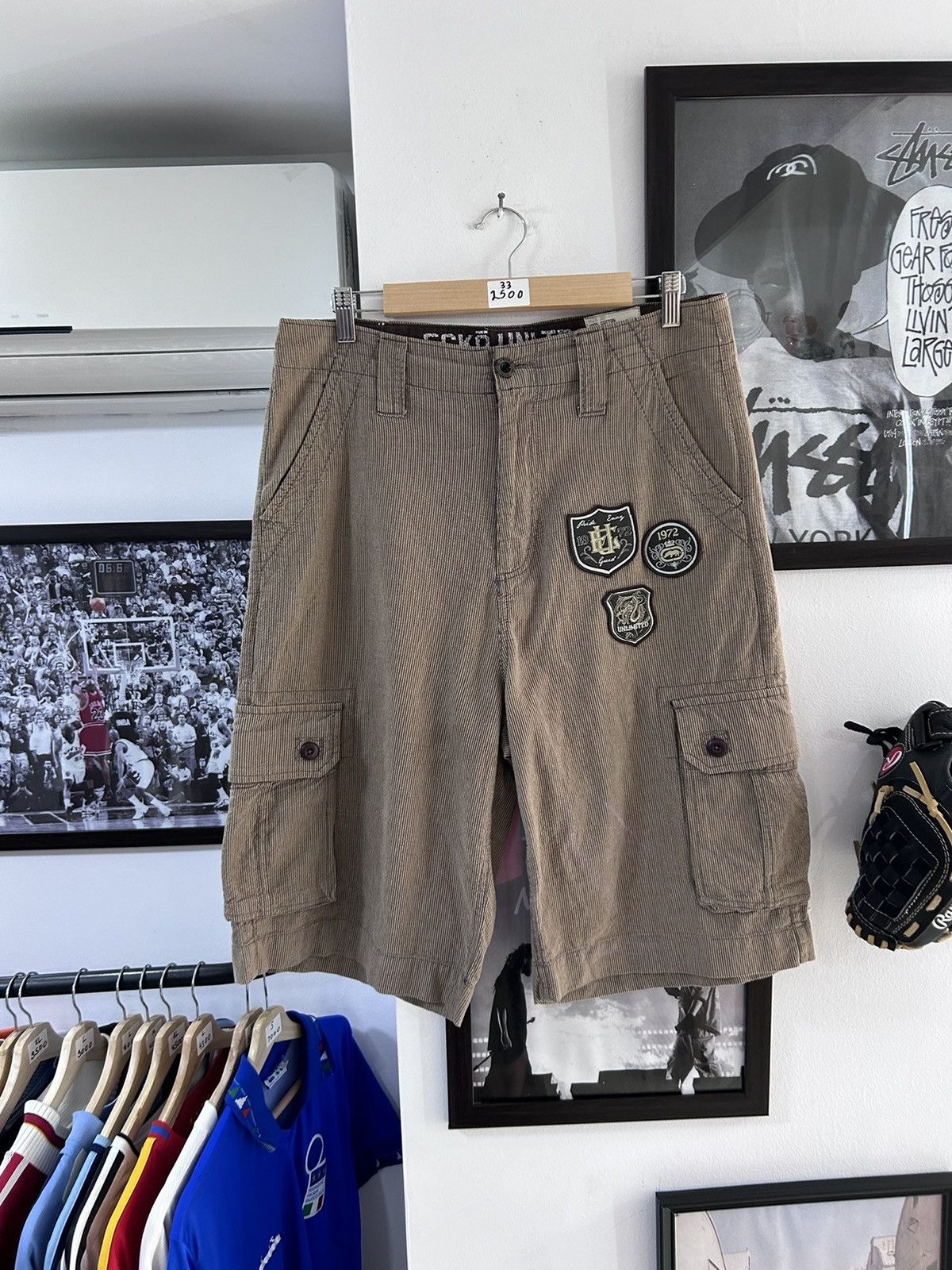 Ecko Unltd. × Vintage Ecko 90s Embroidered Cargo shorts | Grailed