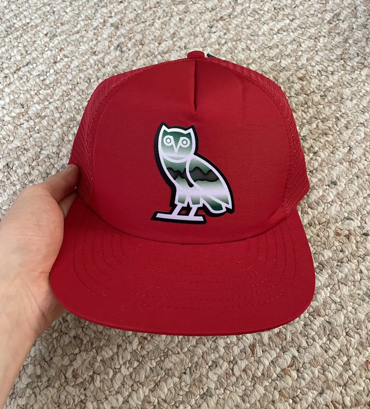 Octobers Very Own OVO Red Logo Hat - Very Rare Style | Grailed