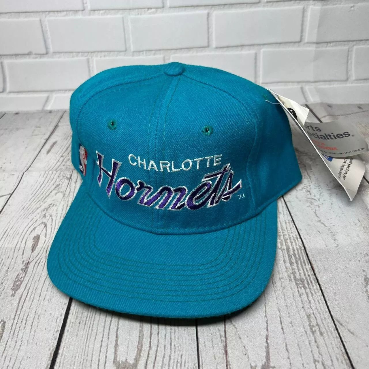 Sports Specialties Charlotte Hornets NBA 7 1/4 Hat Fitted Cap Blue New ...