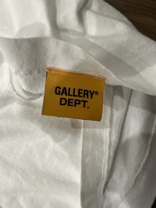 Gallery Dept. Gallery dept WHITE SOUVENIR TEE | Grailed