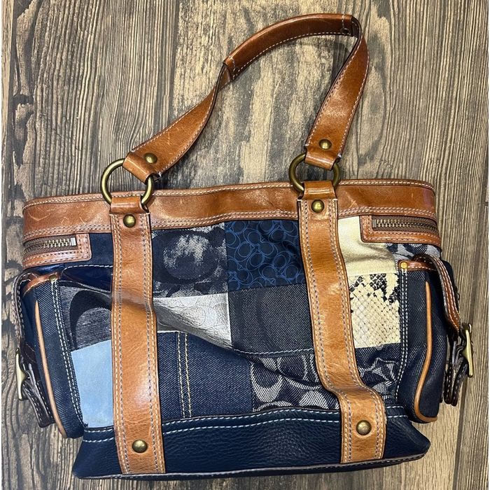 Coach Coach Rare Denim Patchwork Bag | Grailed