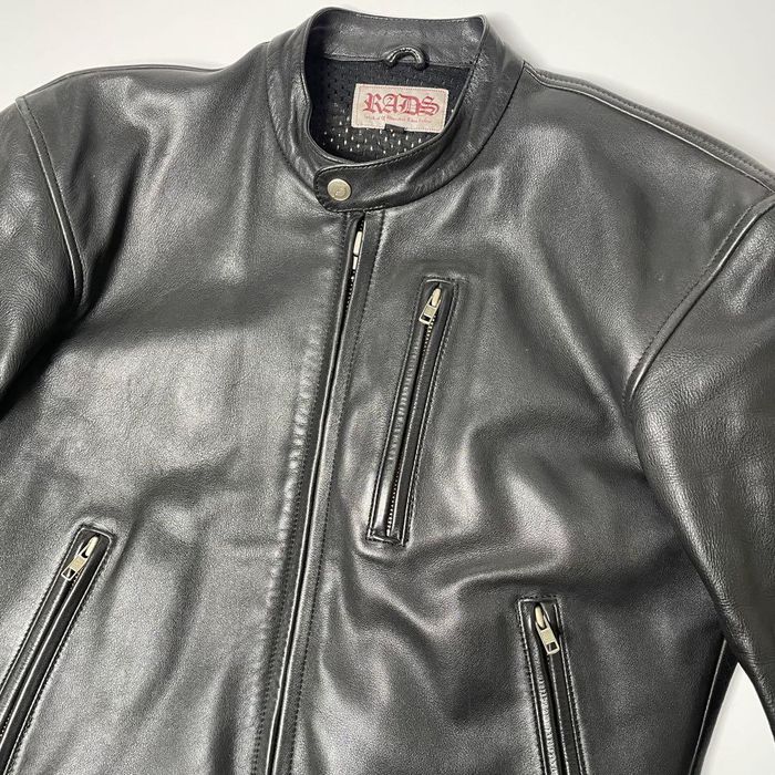 Kadoya Kadoya Battlesuit Black Leather Biker Jacket | Grailed