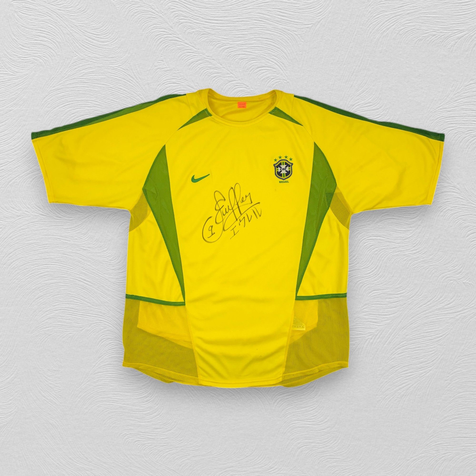 Nike × Soccer Jersey × Vintage Vintage Brazil Football Made in UK Large ...