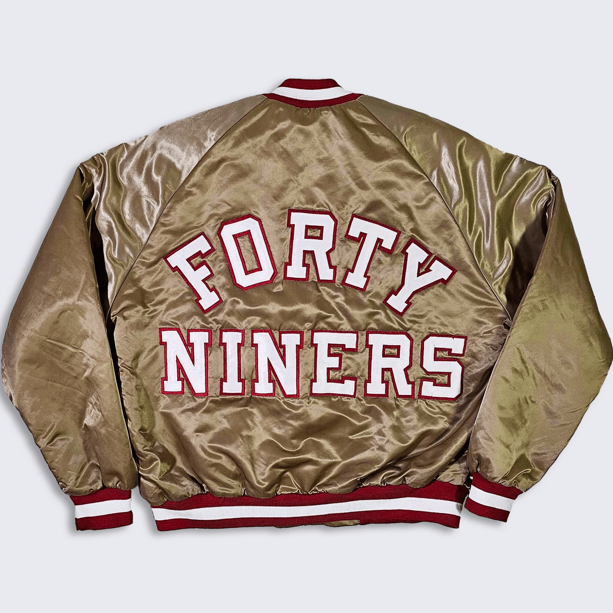 Chalk Line × NFL × Vintage San Francisco 49ers 80s Locker Line Satin ...