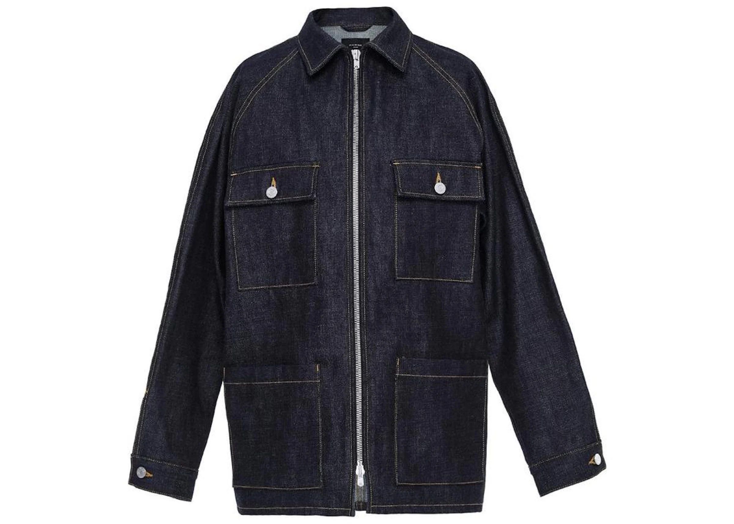 Fear of God Fear of God 5th Collection Raw Selvedge Denim Long Jacket ...