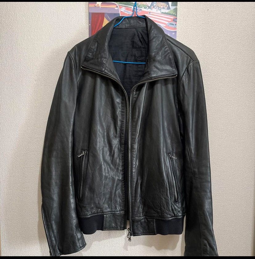 If Six Was Nine × Japanese Brand × Shellac Shade By Shellac Leather Jacket | Grailed