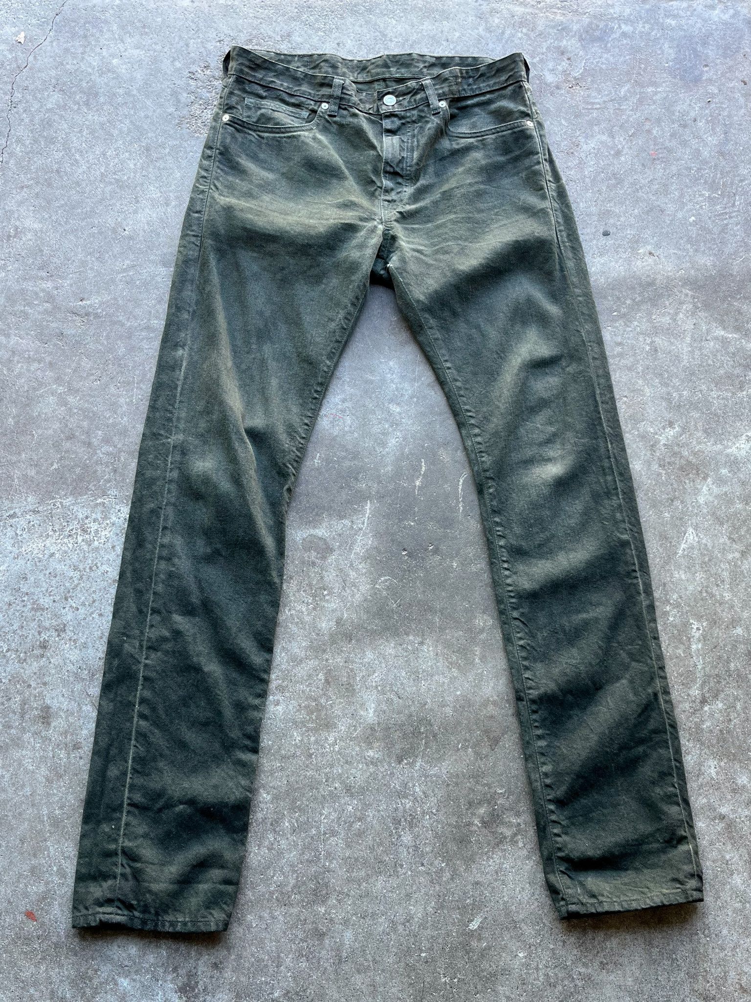 Levi's Made & Craft Slim Waxed Pants | Grailed