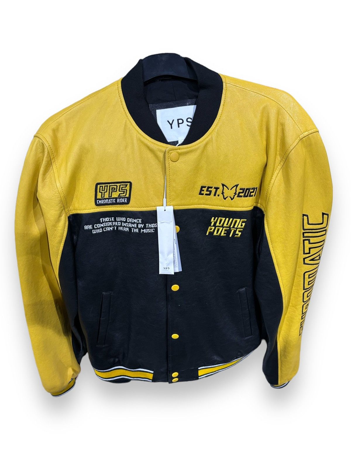 Other YPS Young Poets Society bomber leather jacket | Grailed