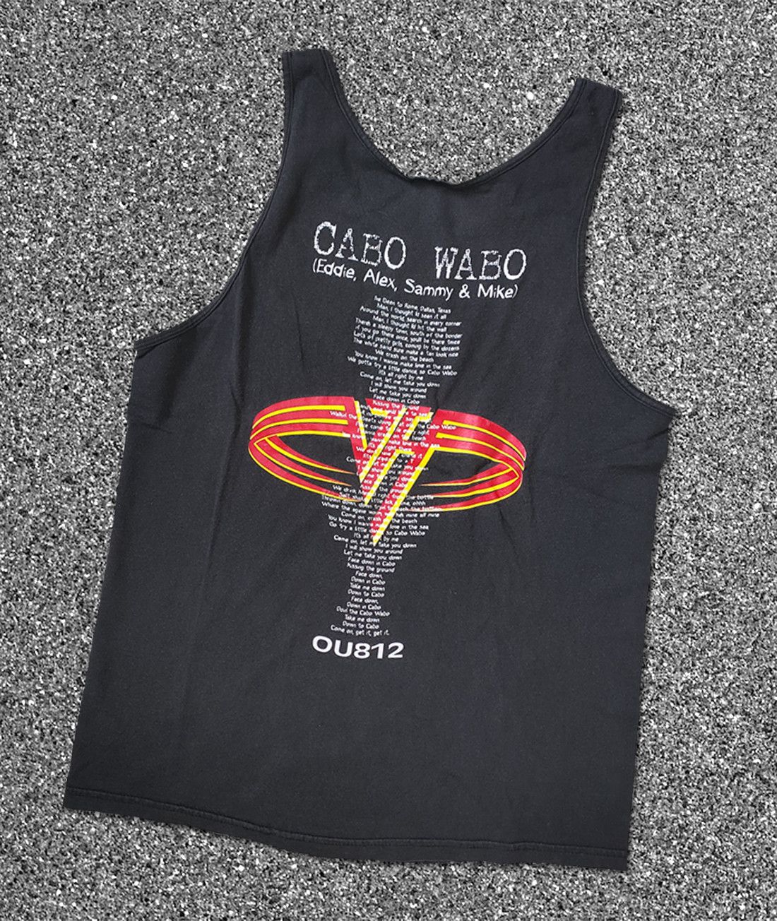 Band Tees × Vintage Van Halen Cabo Wabo OU812 Vintage Sleeveless Tshirt ...