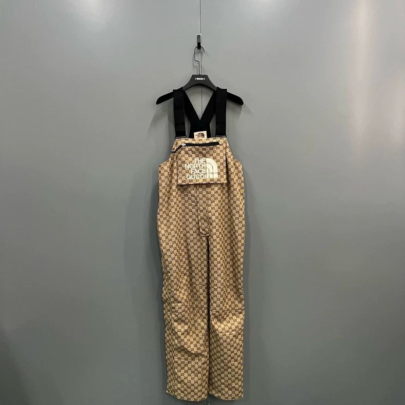 Gucci Gucci x North Face Embroidered Overalls XL- DMC | Grailed
