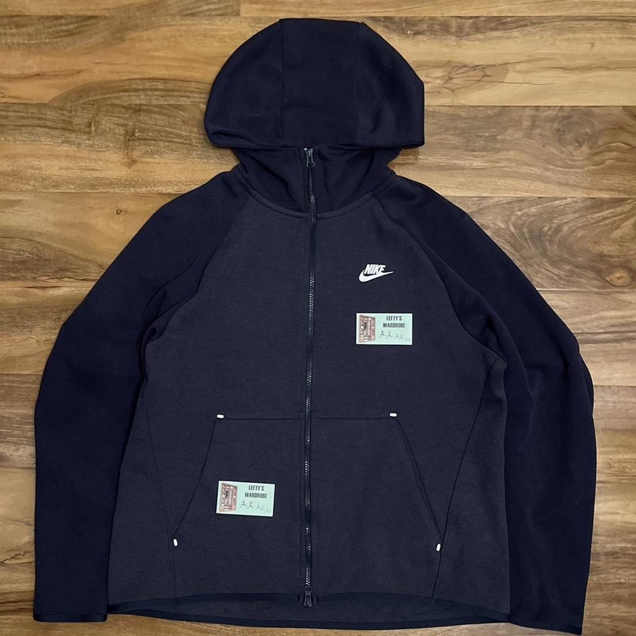 Nike Nike Tech Fleece Two Tone Navy Old Season Hoodie | Grailed