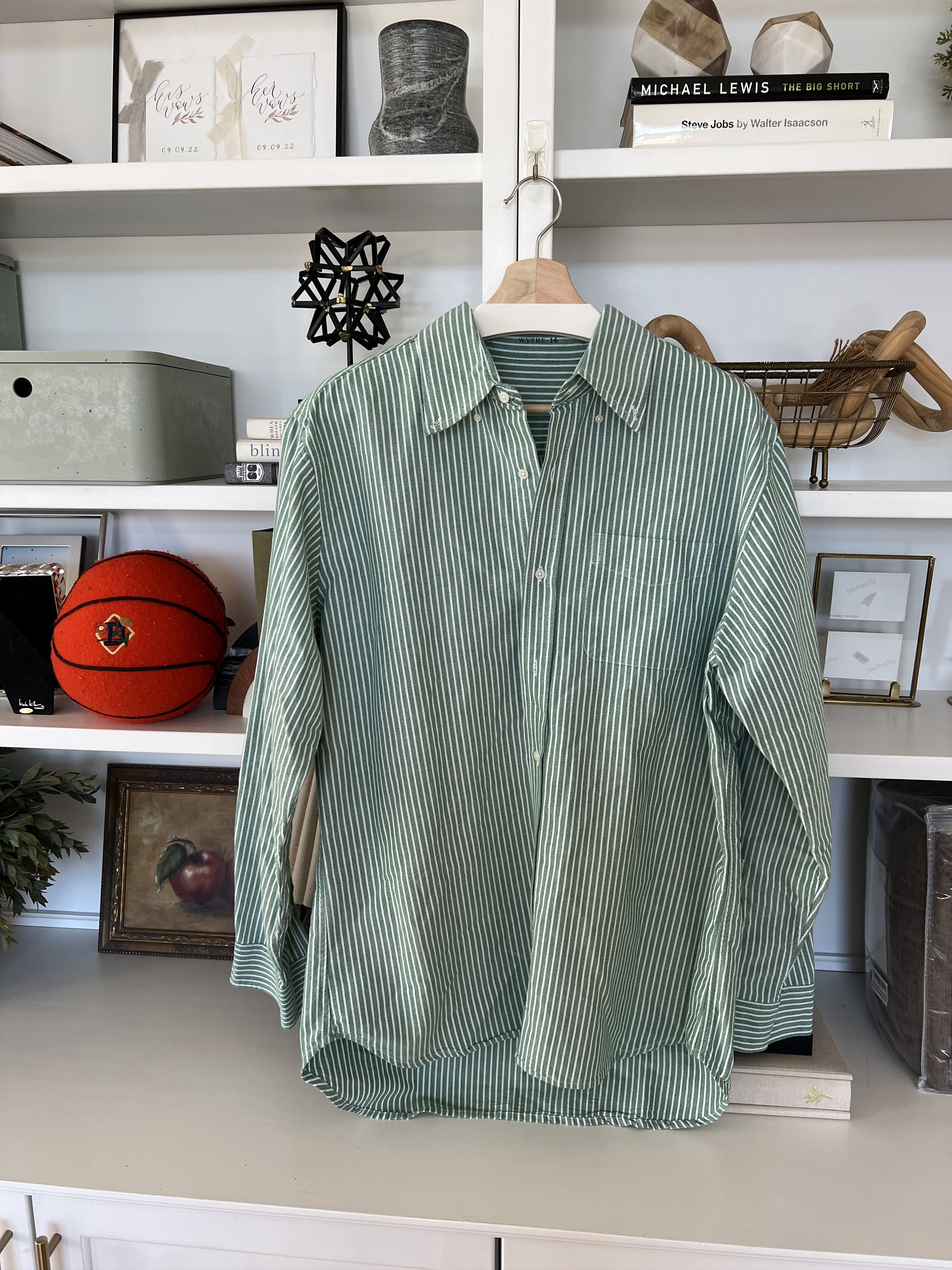 WYTHE Evergreen Striped Oxford Shirt OCBD | Grailed