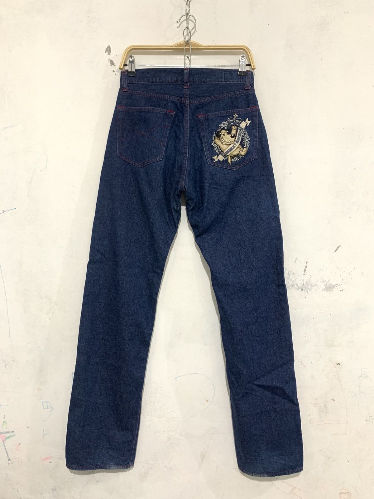 Yoshiyuki Konishi Ficce jeans muttley wacky races denim pants | Grailed