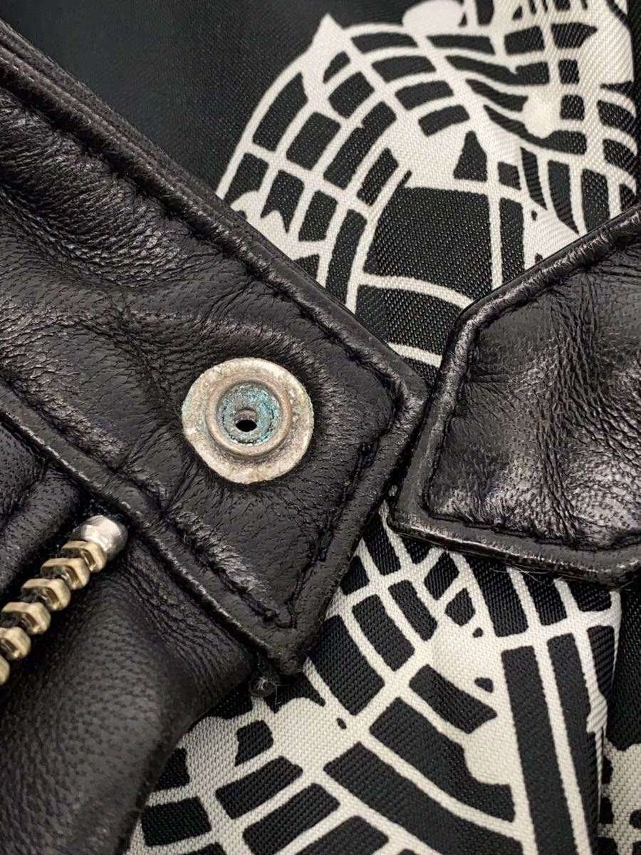 Number (N)ine Multi Zip Sheepskin Leather Biker Jacket | Grailed