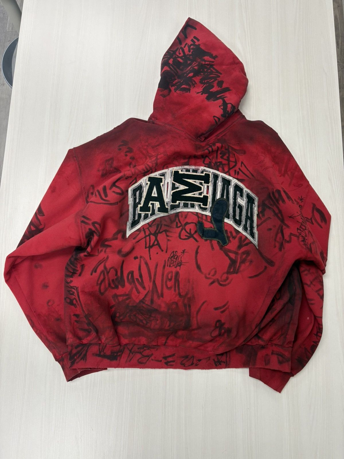 Balenciaga Balenciaga Red Skater Graffiti | Grailed